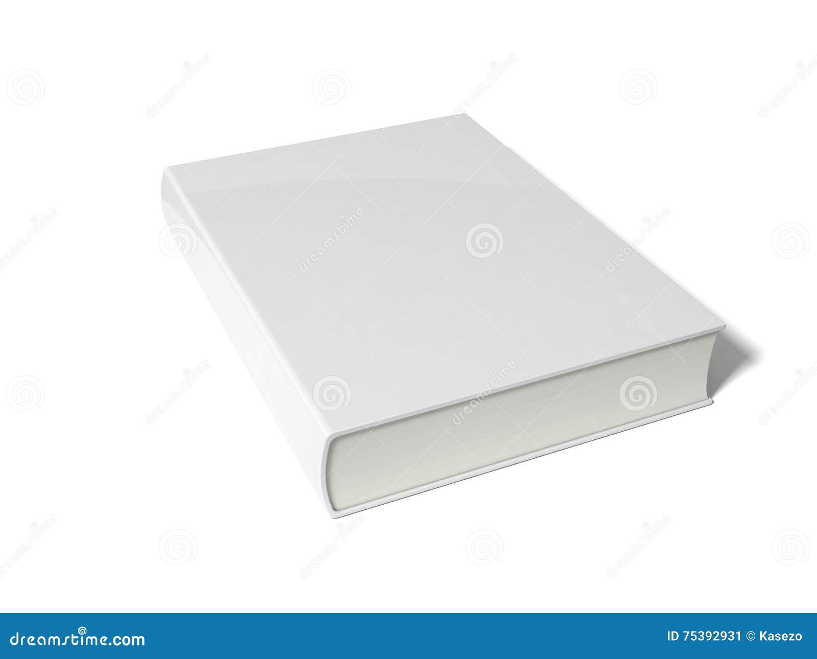 3d Illustration of Simple Book. Stock Illustration - Illustration of ...