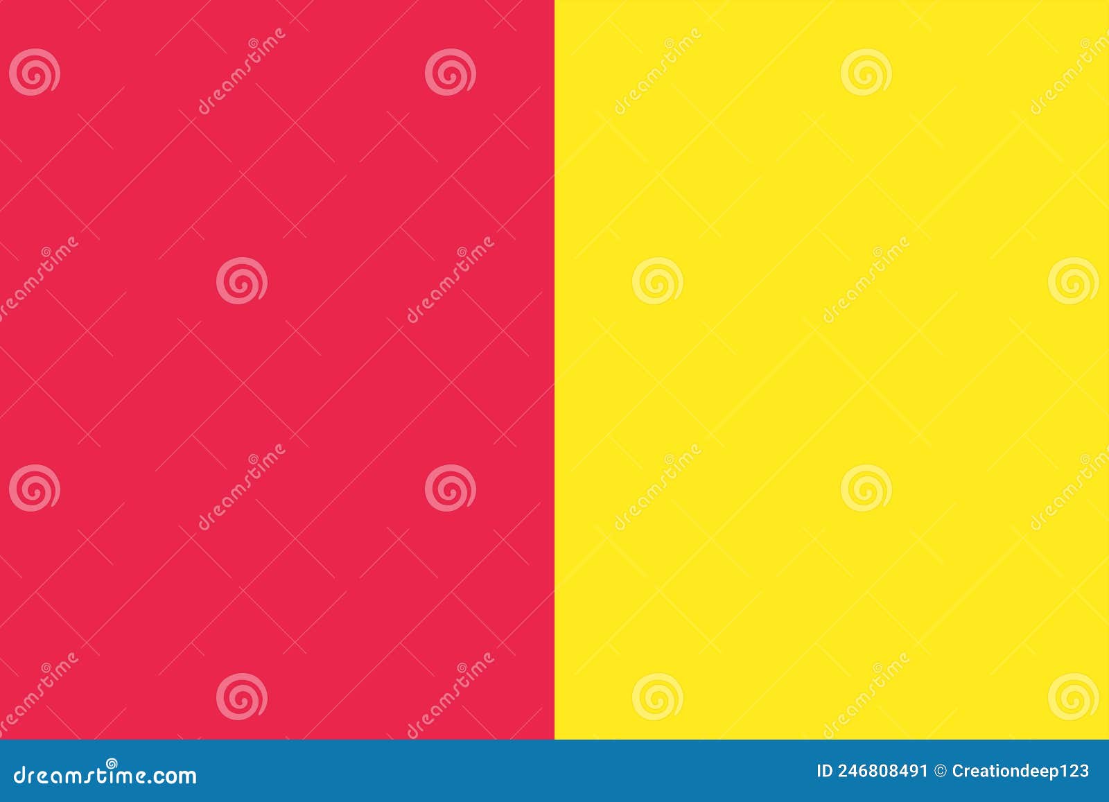2D Illustration of a Split-screen Red and Yellow Wallpaper Background ...