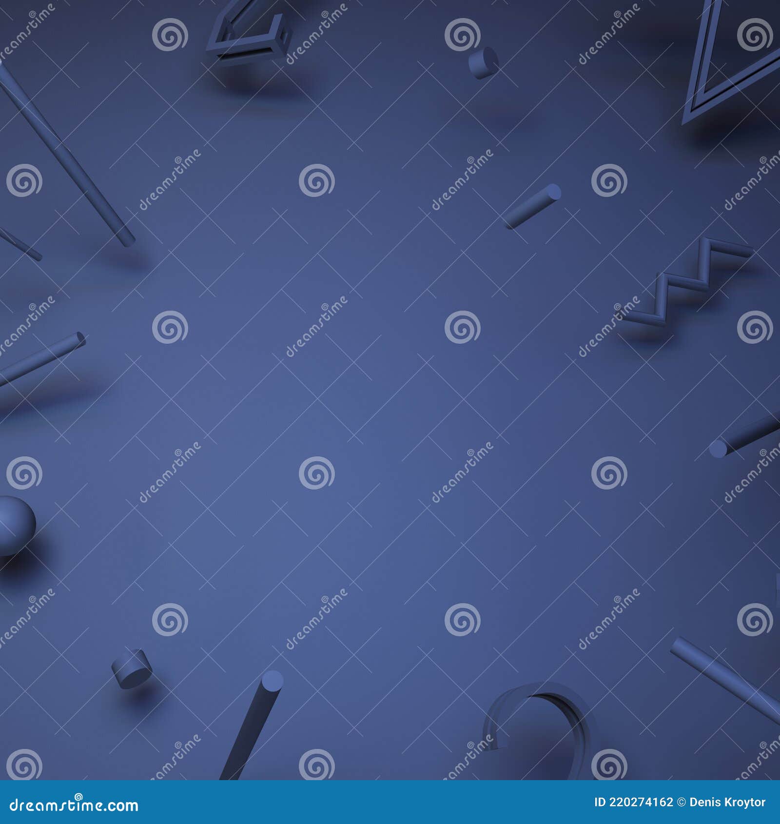 Square Banner with Abstract Particles Stock Illustration - Illustration ...