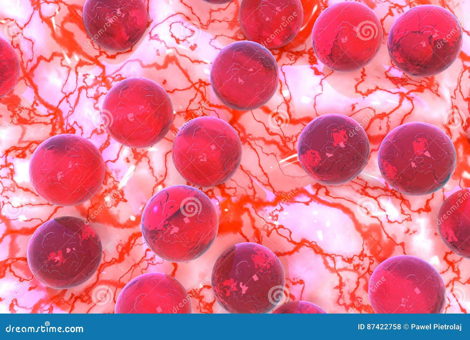 Staphylococcus Aureus 3D Illustration Stock Illustration - Illustration ...