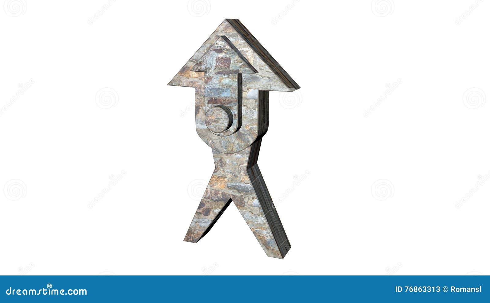 Stone Arrow Royalty-Free Stock Image | CartoonDealer.com #35994760