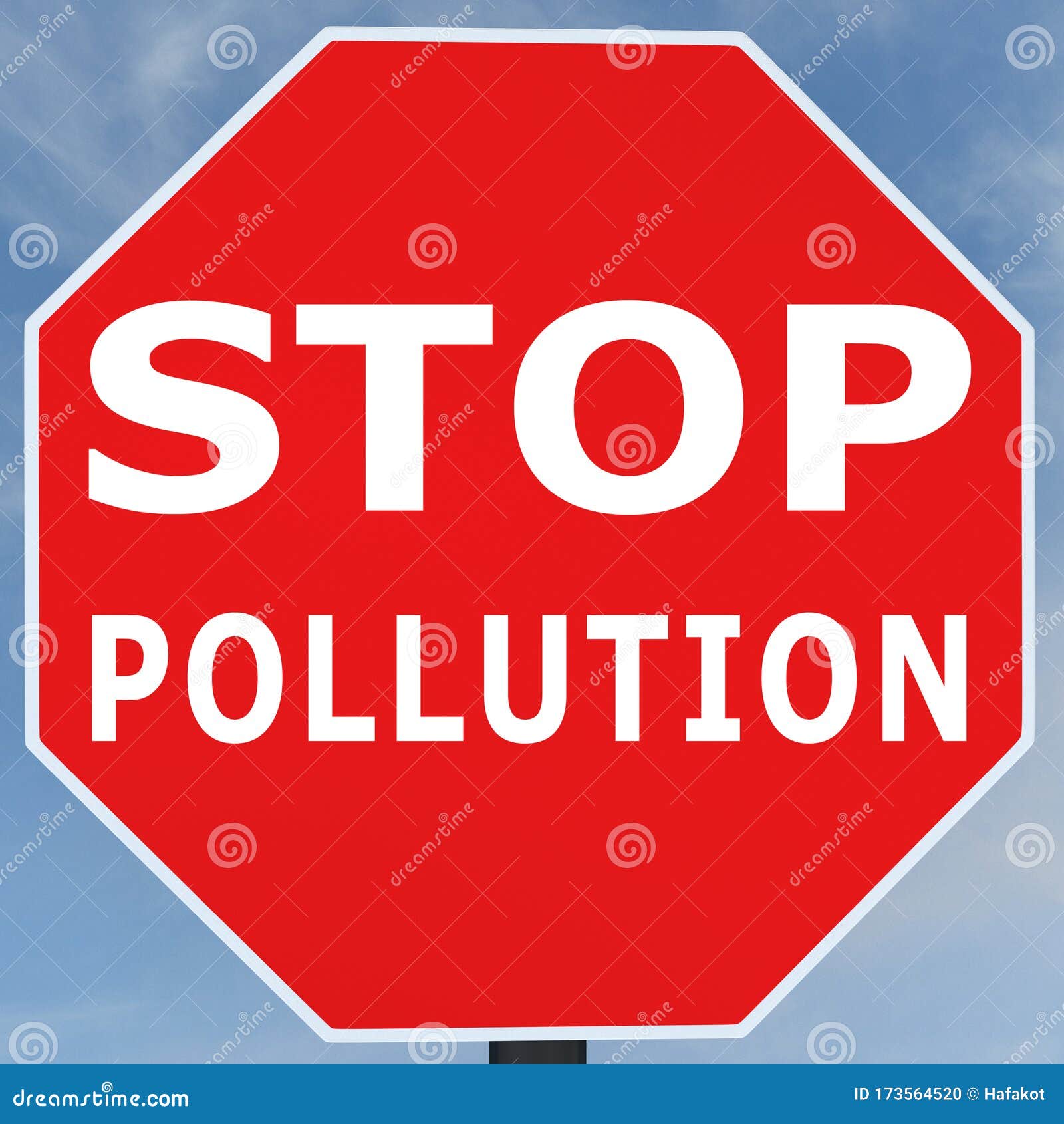 STOP POLLUTION concept stock illustration. Illustration of planet ...