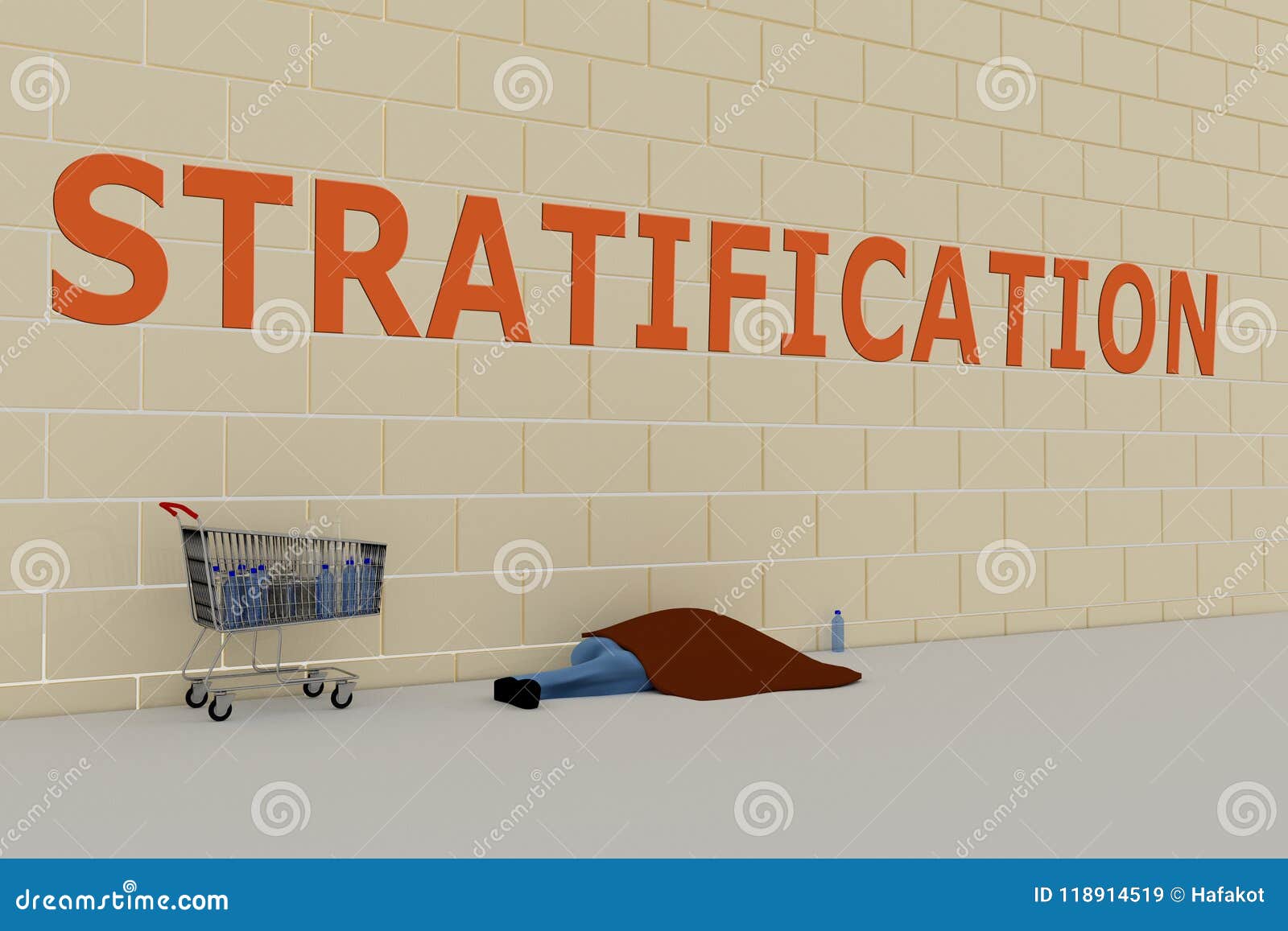 STRATIFICATION - Social Concept Stock Illustration - Illustration of ...