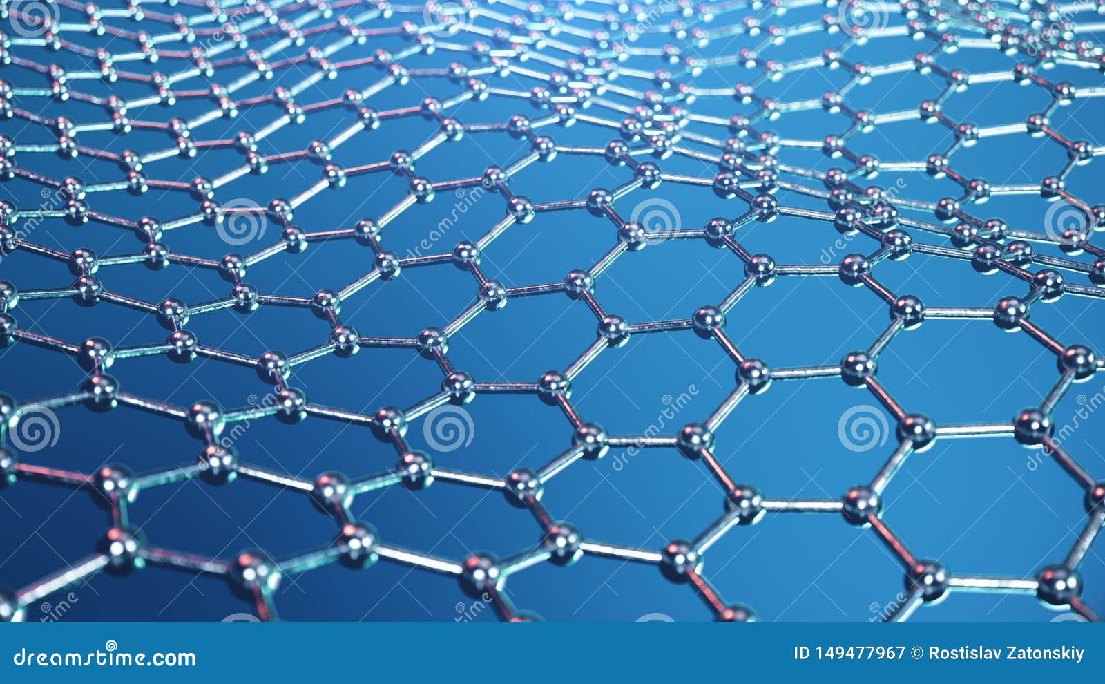 Graphene, Carbon Molecule Structure Vector Logo Stock Photo ...