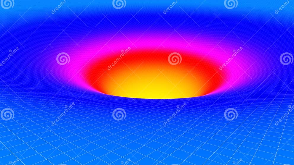 3D Illustration of Surface Dimentional Graph Stock Illustration ...