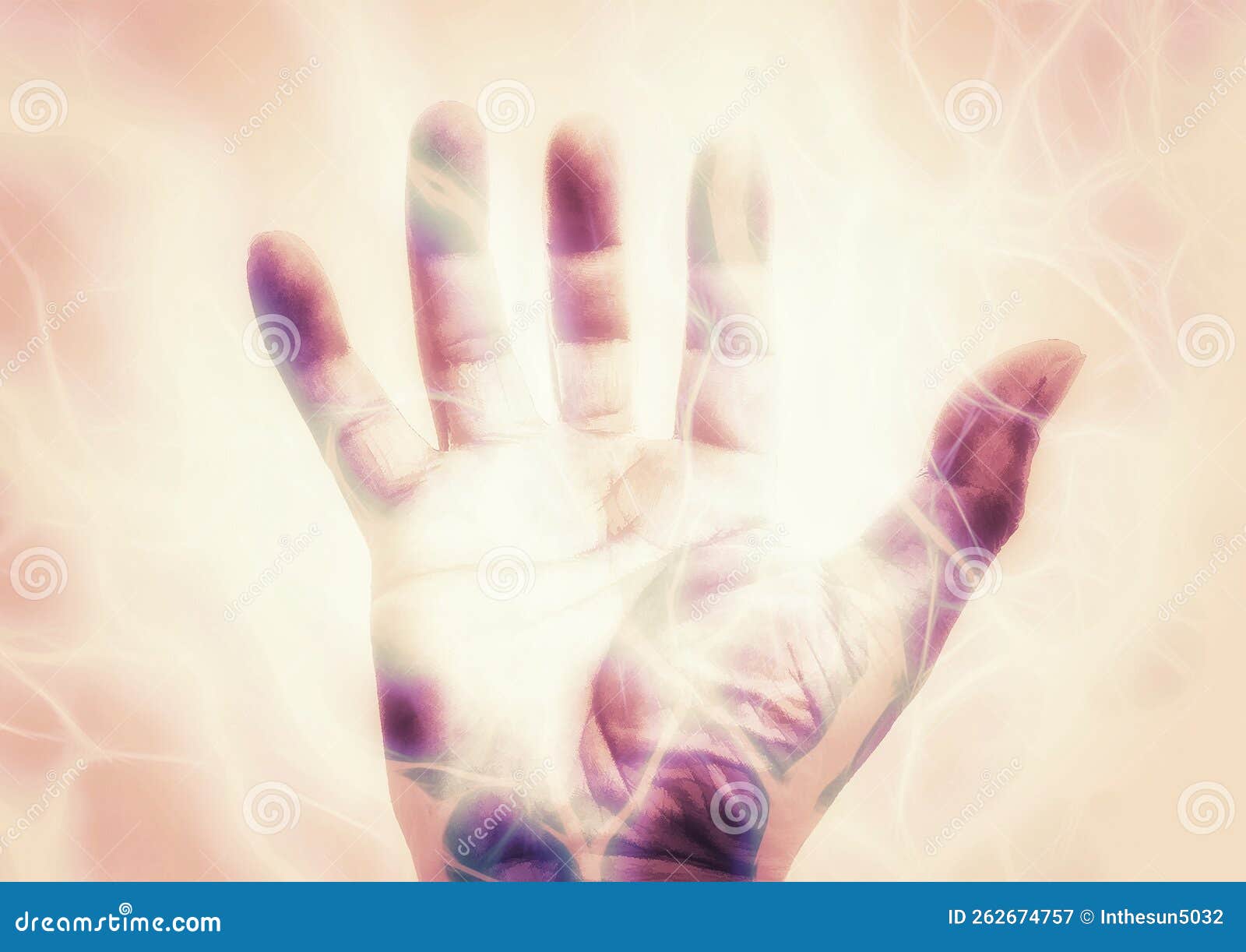 3d Illustration Synthesizing the Effect of an Explosion on the Gesture ...