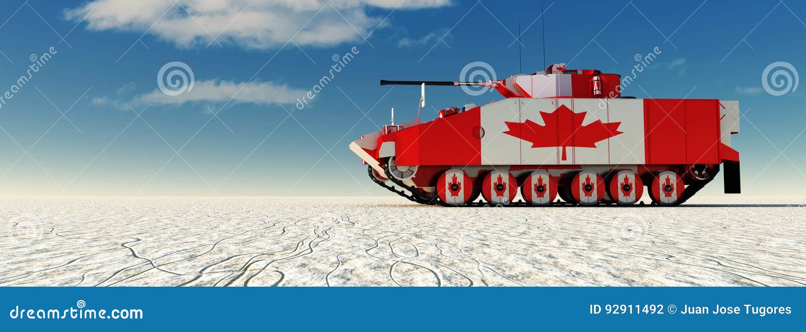 3d Illustration of Tank Painted Stock Illustration - Illustration of ...