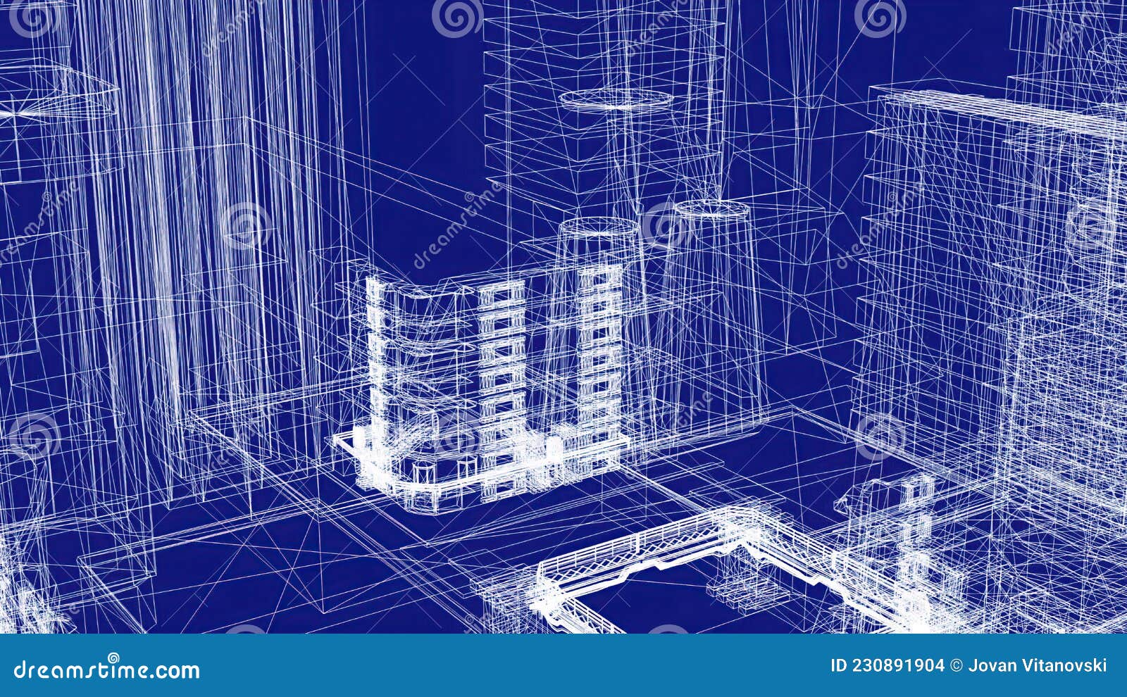 Technical Drawing of Floor Design Being Drawn with Great Detail Stock ...