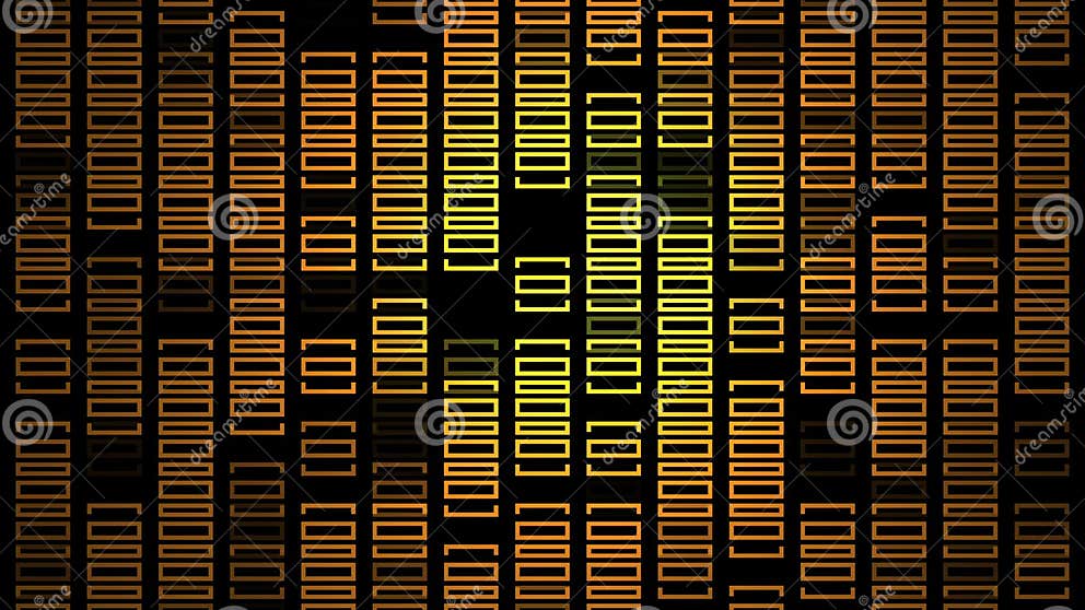 Technology Interface Computer Data Digital Screen Stock Illustration ...