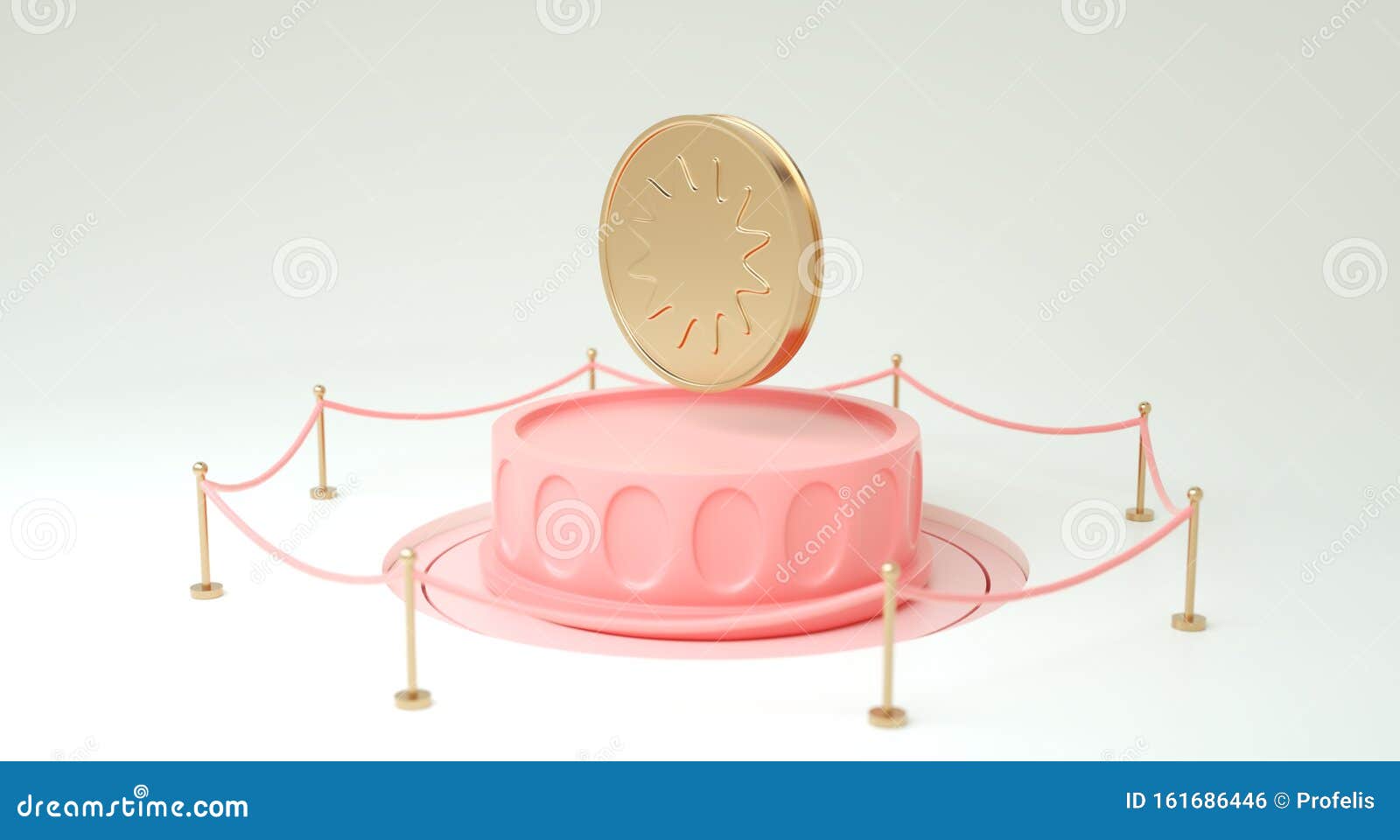 3d Illustration Toy Coin. Metaphor of Savings, Bank. Concept 3d ...