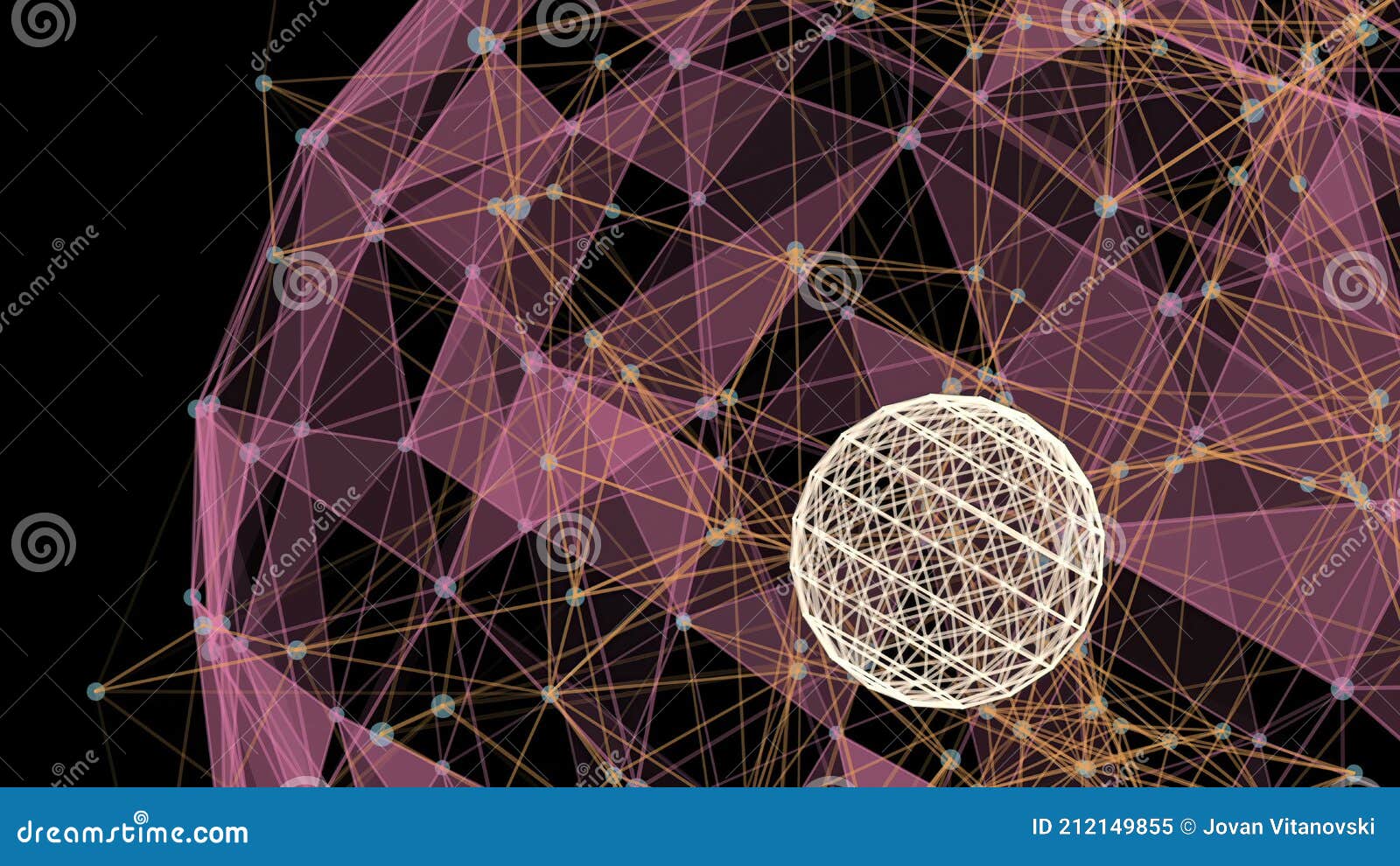 Triangles Fantasy Abstract Technology and Engineering Stock ...