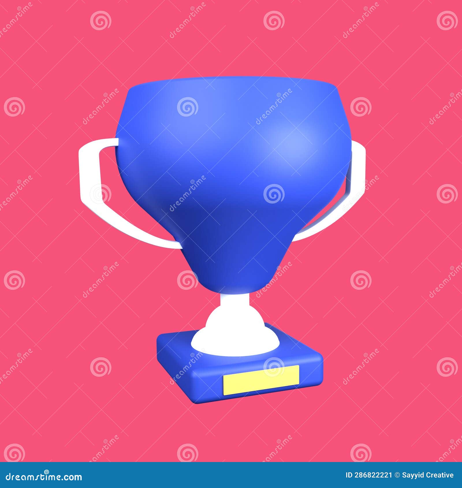 3d Illustration Trophy Object. 3d Business Icon Pack. 3d Rendering ...