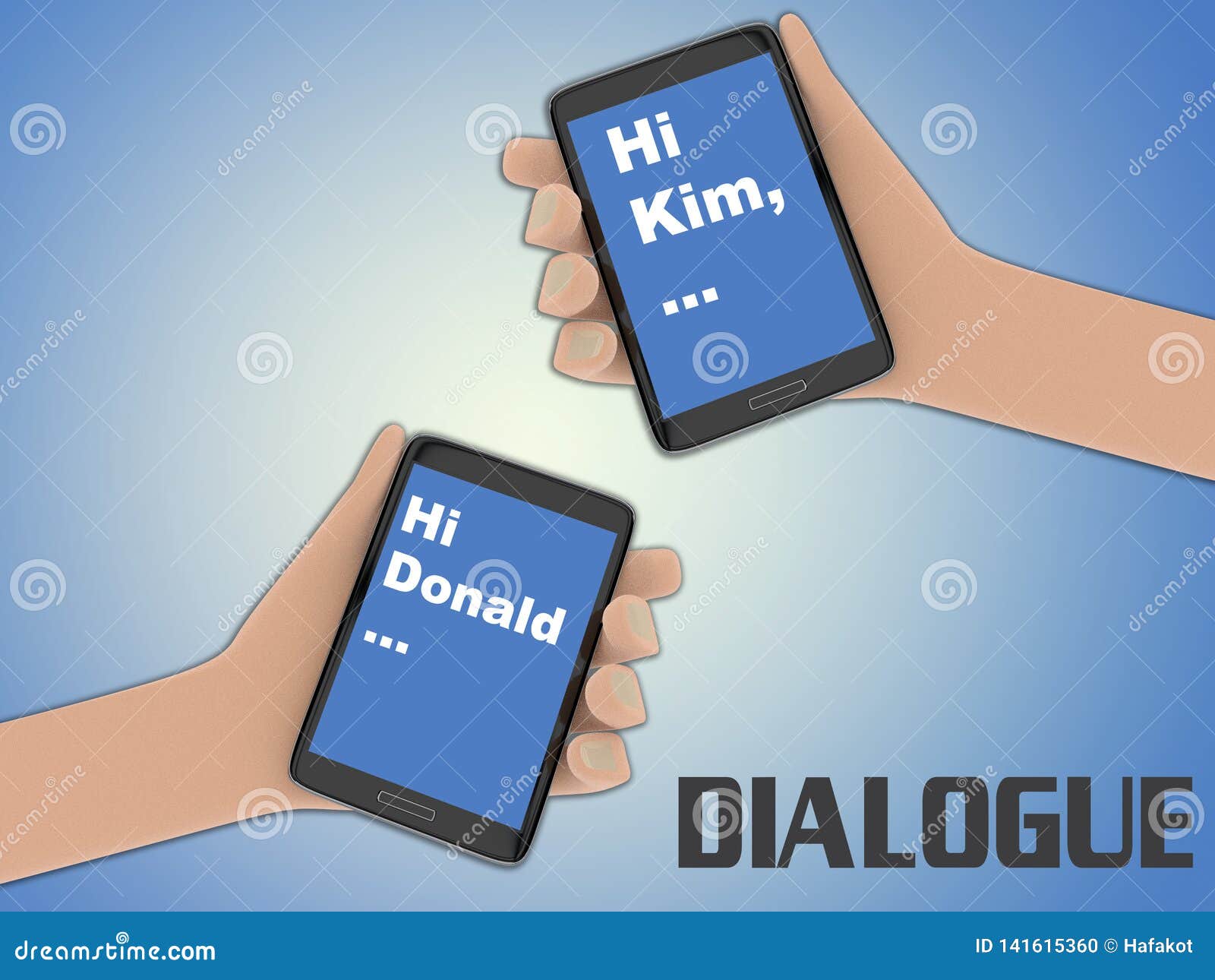 DIALOGUE - Communication Concept Stock Illustration - Illustration of ...