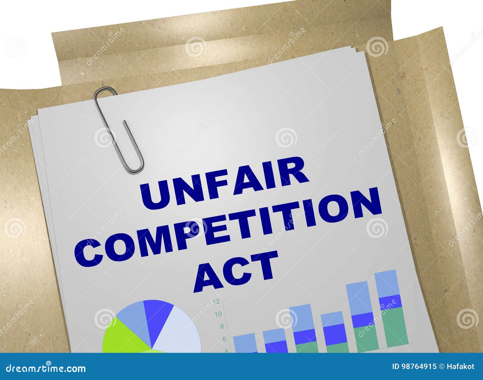 Unfair Competition Act Concept Stock Illustration - Illustration of ...