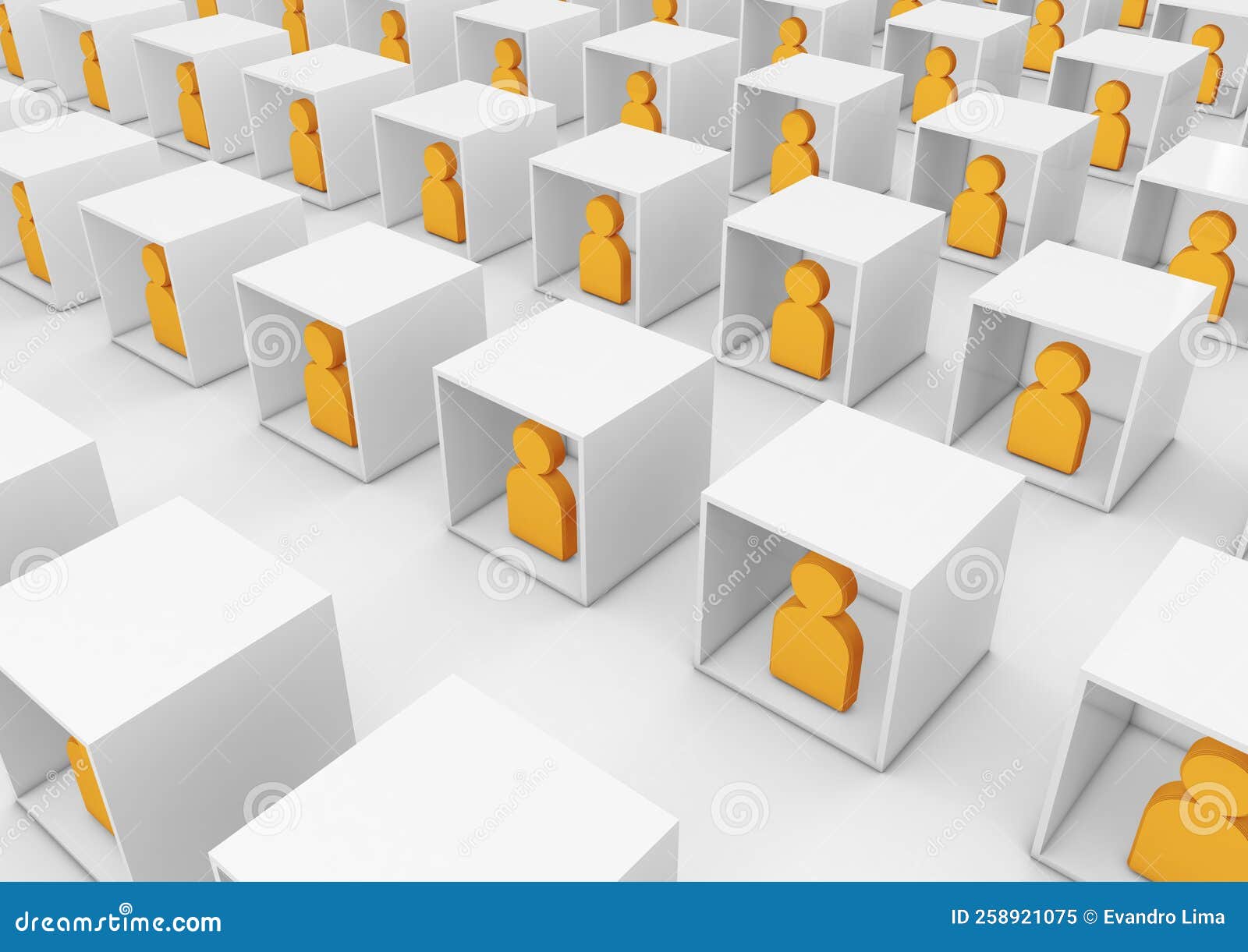 3D Illustration Of Various Collaborators Or Students Teaming Inside ...