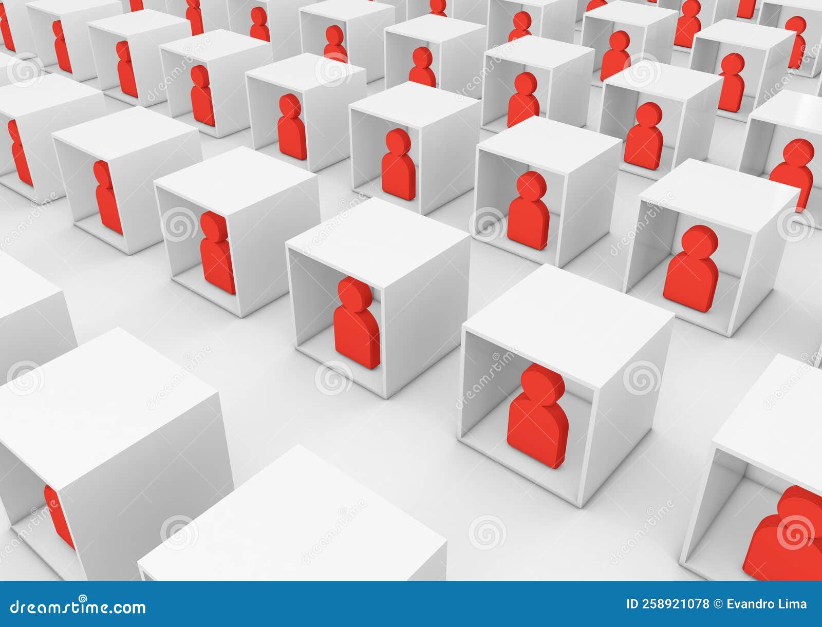 3D Illustration of Various Collaborators or Students Teaming Inside ...