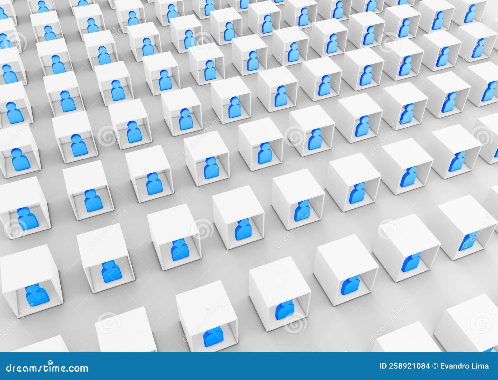 3D Illustration Of Various Collaborators Or Students Teaming Inside ...