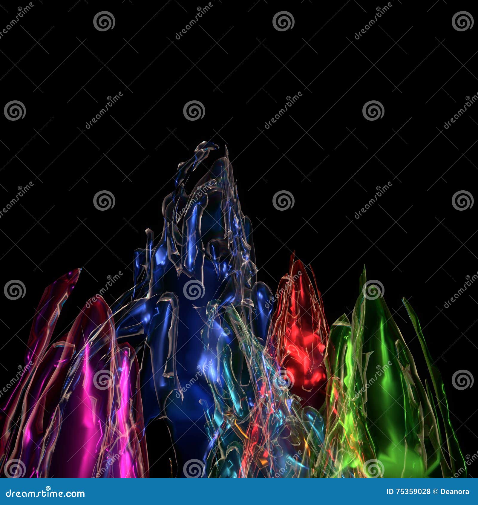 3d Illustration of Visual Effect Stock Illustration - Illustration of ...