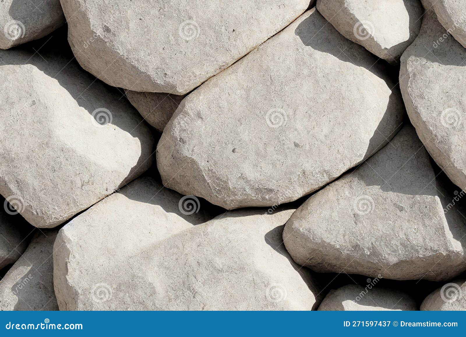 3d Illustration of Warm White Rough Grainy Stones Texture Background ...