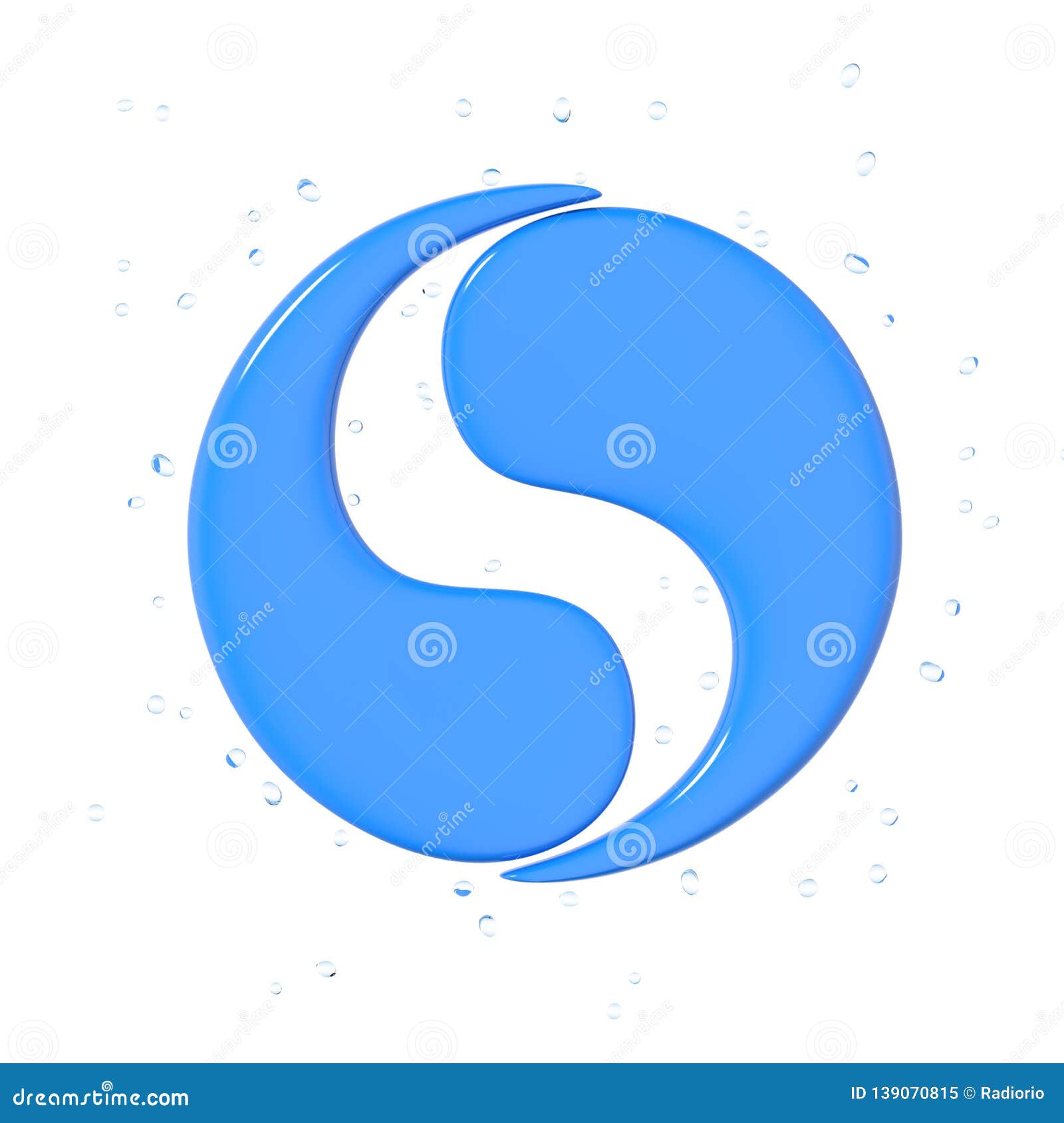 Water vortex stock illustration. Illustration of blue - 139070815
