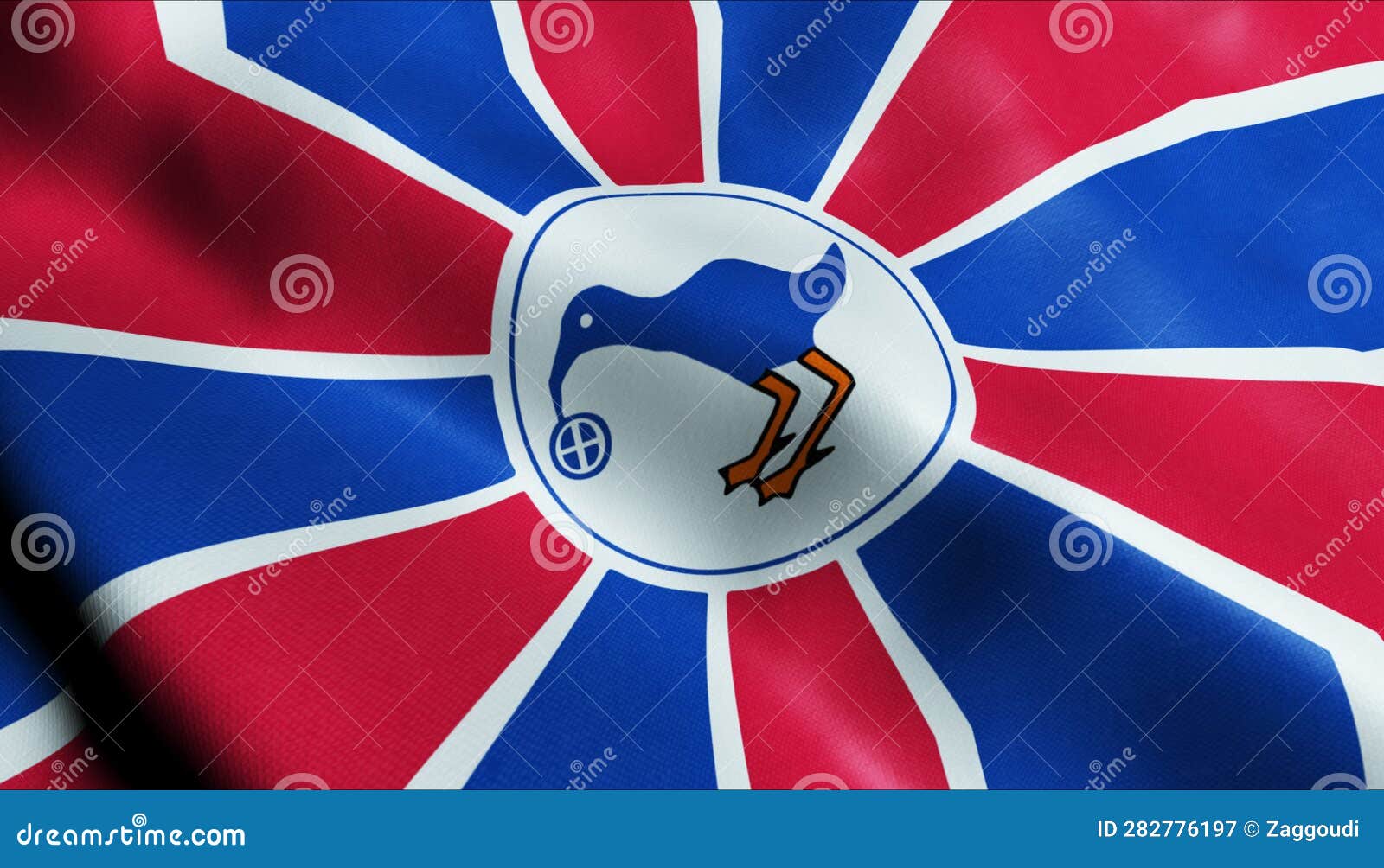3D Render Waving Liberia County Flag of Sinoe Closeup View Stock ...