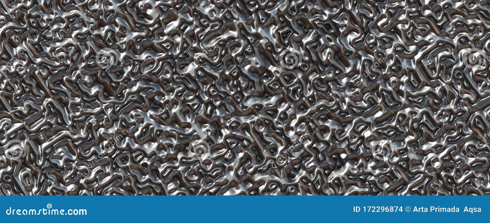 Wavy Abstract Liquid Mercury Texture Background Stock Illustration ...