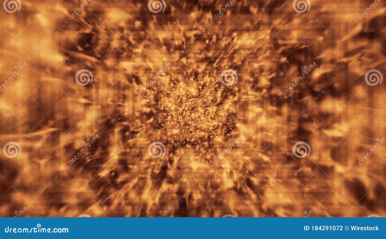 3D Illustration of Yellow Futuristic Sci-fi Techno Lights- Cool ...