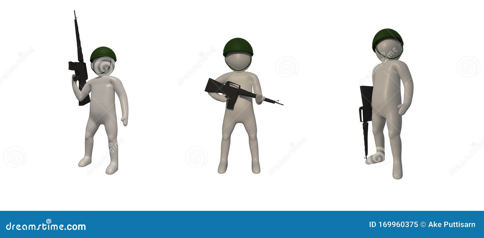 3d Illustrator, 3d Rendering of the White Character on White Backgroud ...