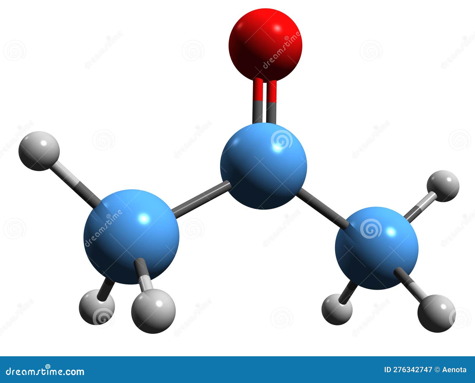 Acetone Molecular Structure, Ketone, Ball And Stick 3d Model ... Acetone Molecular Structure, Ketone, Ball And Stick 3d Model ...