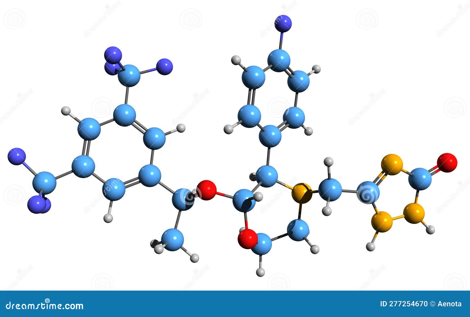 Aprepitant Molecular Structure, 3d Model Molecule, Emend, Structural ...