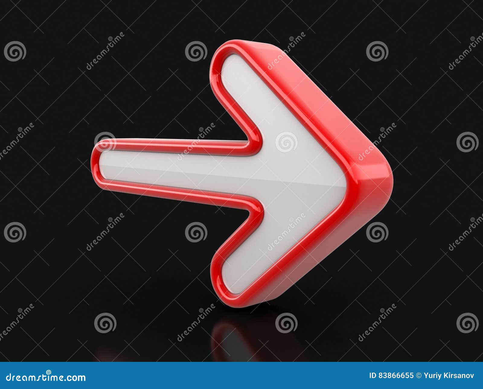 3d image of arrow stock illustration. Illustration of generated - 83866655