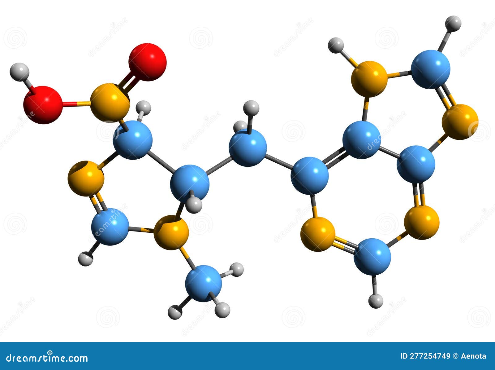 Azathioprine Molecular Structure, 3d Model Molecule, Immunosuppressive ...
