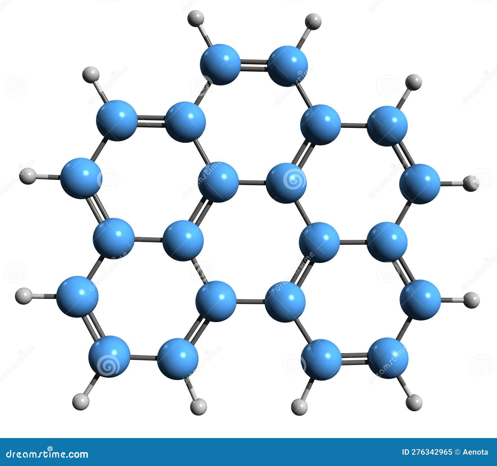 3D Image of Benzo Perylene Skeletal Formula Stock Illustration ...