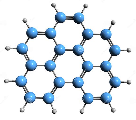 3D Image of Benzo Perylene Skeletal Formula Stock Illustration ...