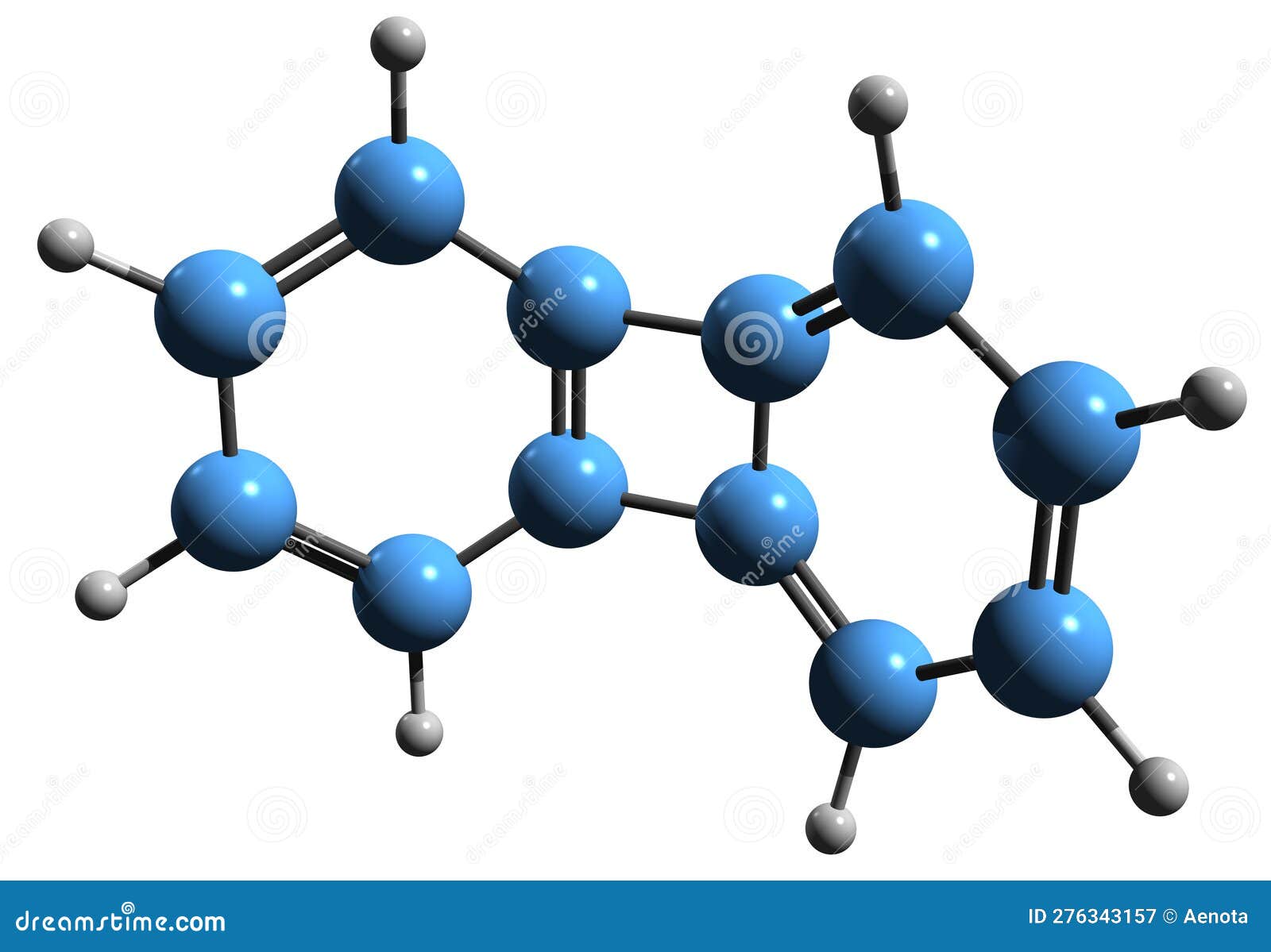 3D Image of Biphenylene Skeletal Formula Stock Illustration ...