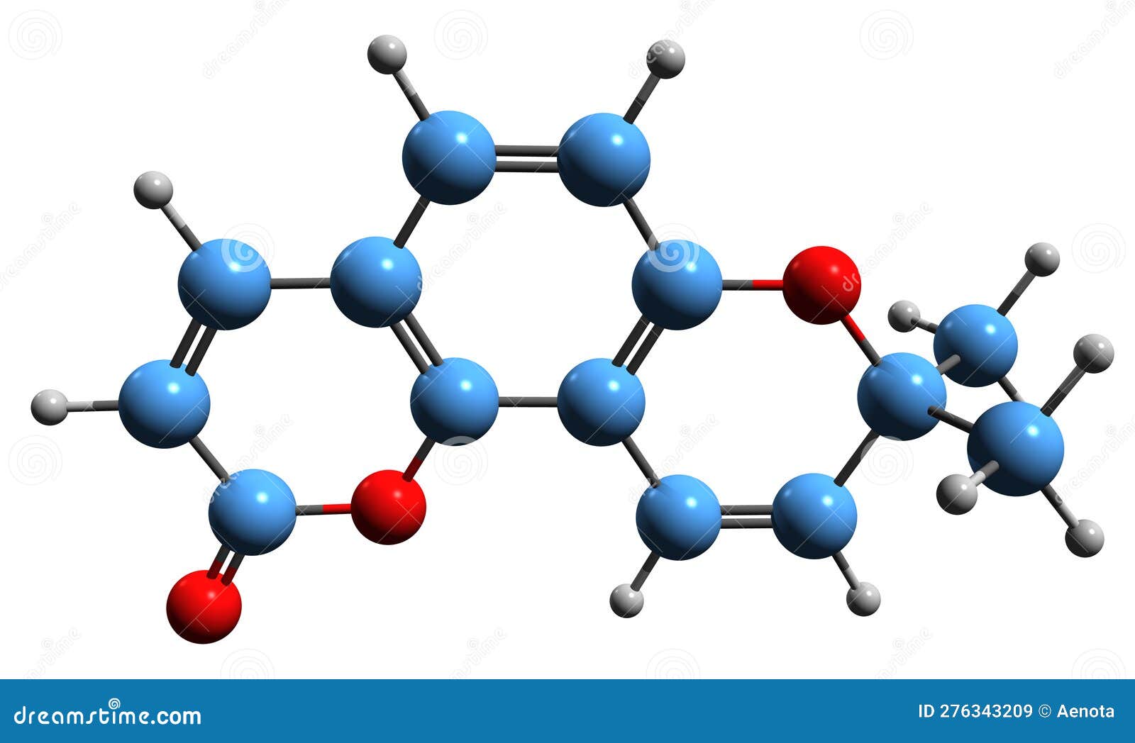 3D Image of Braylin Skeletal Formula Stock Illustration - Illustration ...