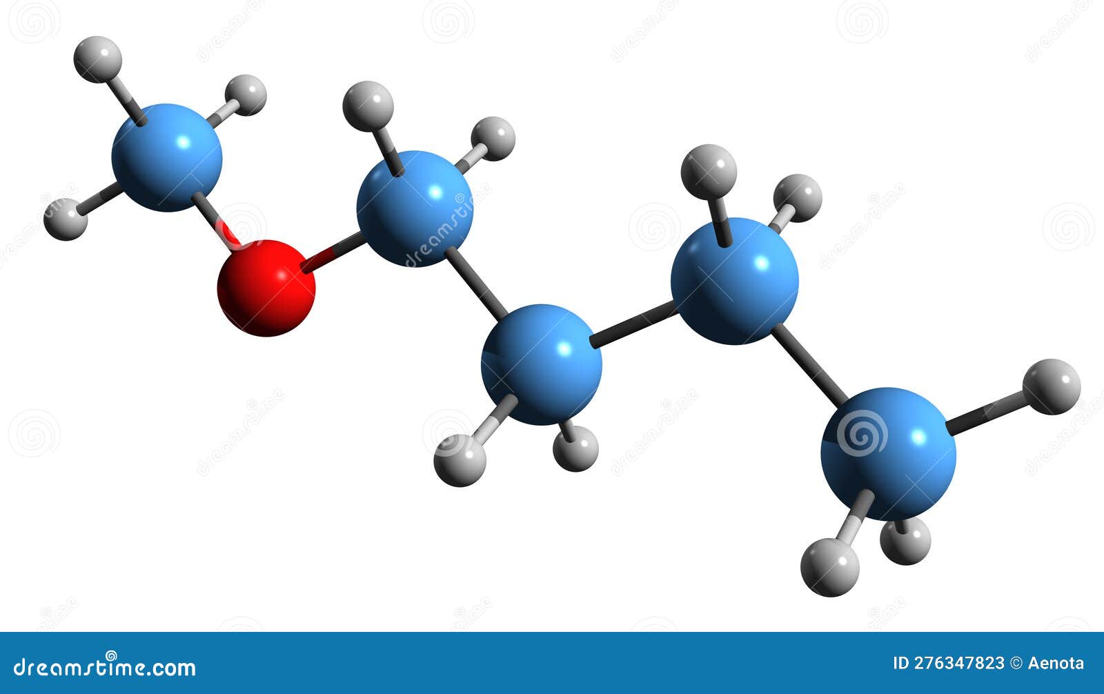 3D Image Of Butyl Formate Skeletal Formula Royalty-Free Stock ...