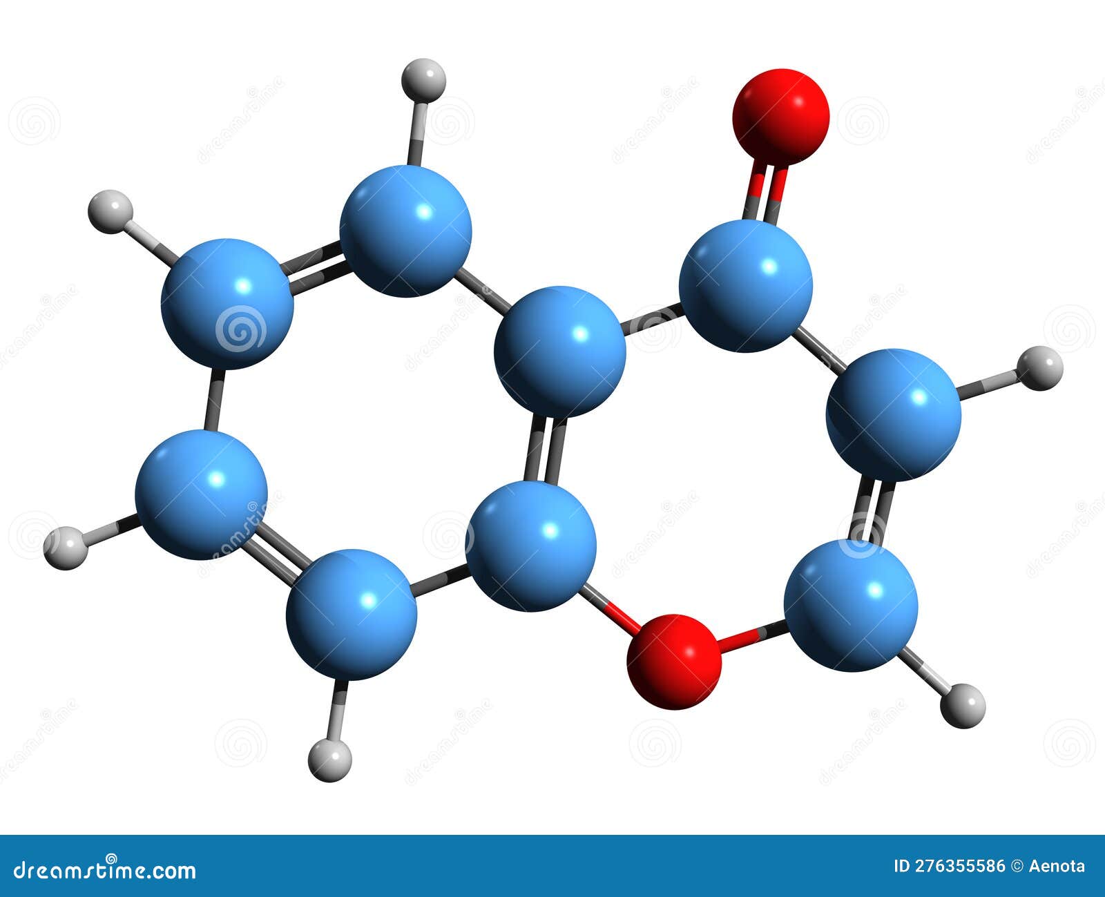 3D Image Of Chromone Skeletal Formula Stock Photography | CartoonDealer ...