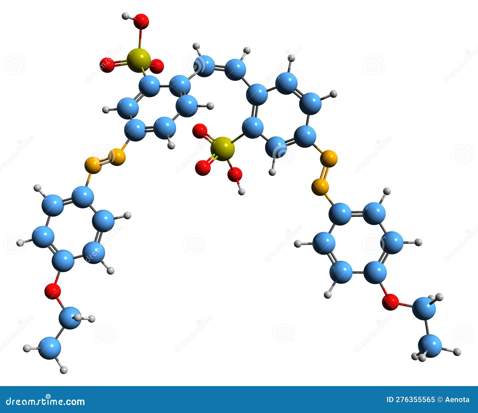 3D Image Of 4-AcO-DMT Skeletal Formula | CartoonDealer.com #277253785