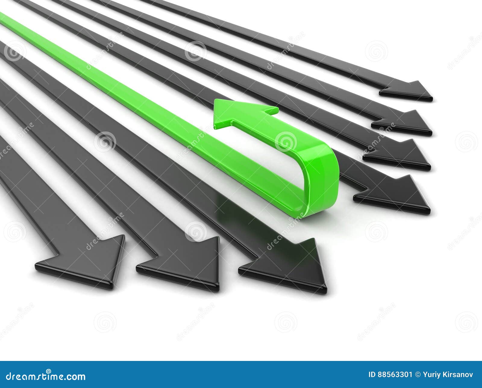 3d image of 3d Arrow back stock illustration. Illustration of arrow ...