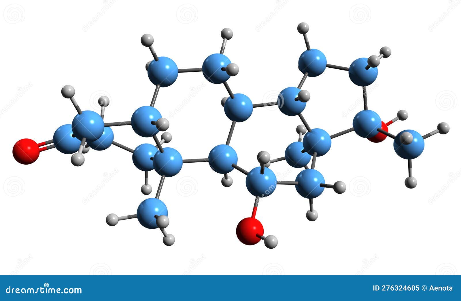 Fluoxymesterone Molecular Structure, 3d Model Molecule, Anabolic ...