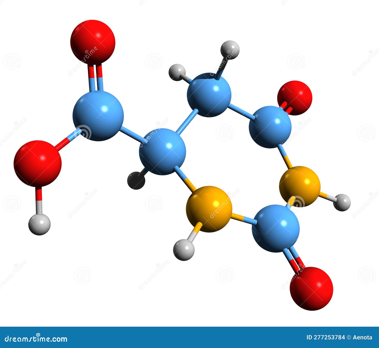 3D Image Of Pyrimidine Skeletal Formula | CartoonDealer.com #277255789