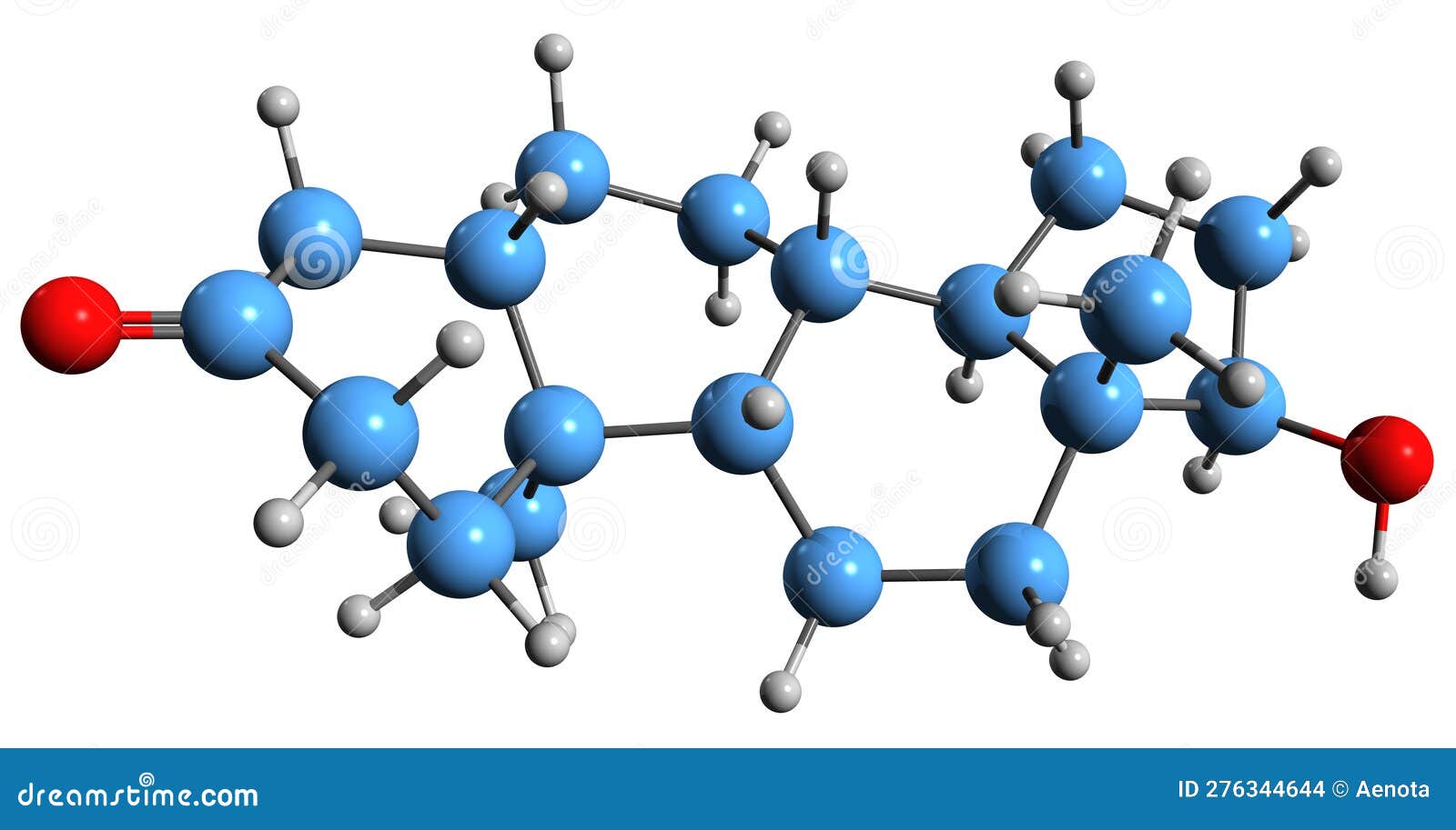 Dihydrotestosterone Structure