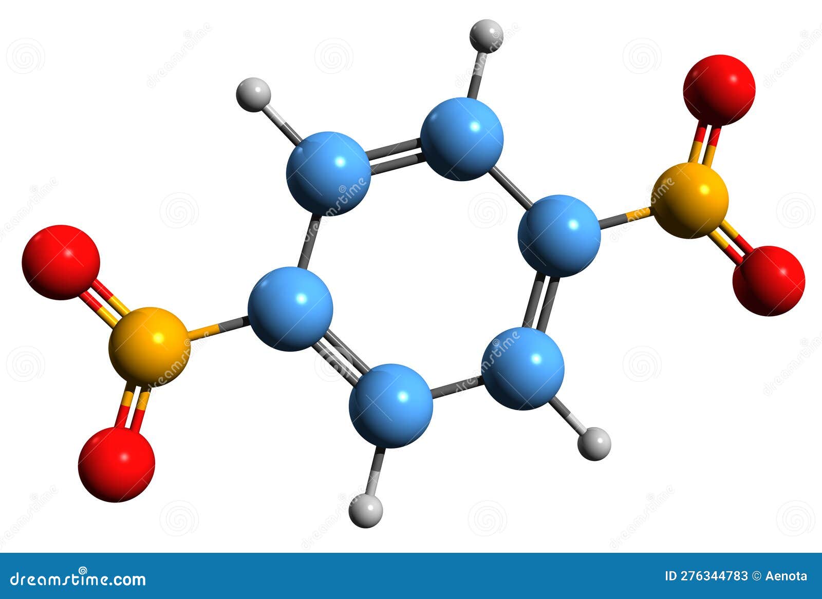 3D Image Of Para Red Skeletal Formula Stock Photo | CartoonDealer.com ...