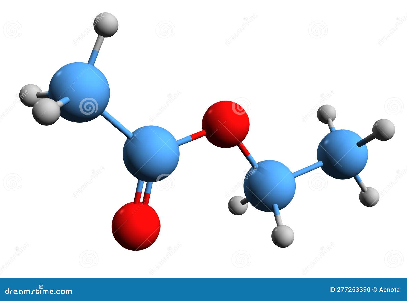 Ethyl Acetate Structure