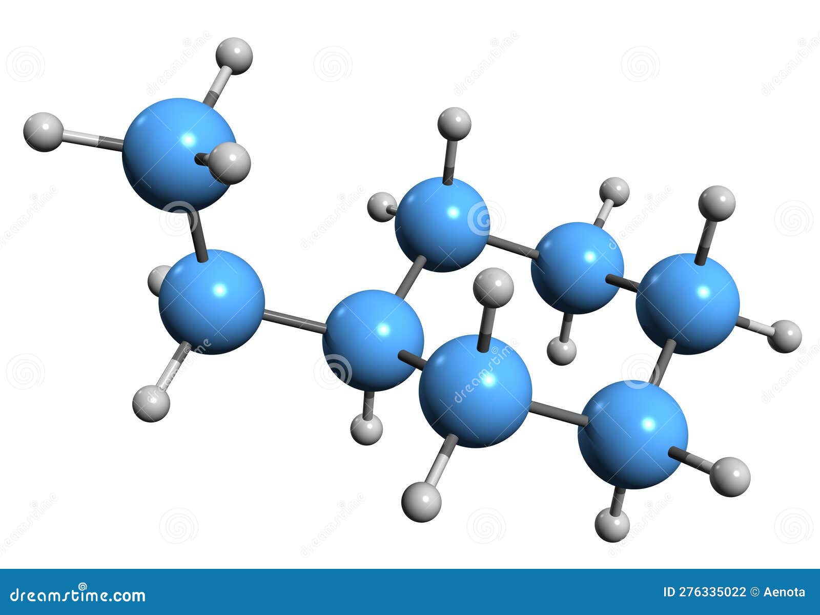 3D Image Of Cyclohexane Skeletal Formula Stock Photography ...
