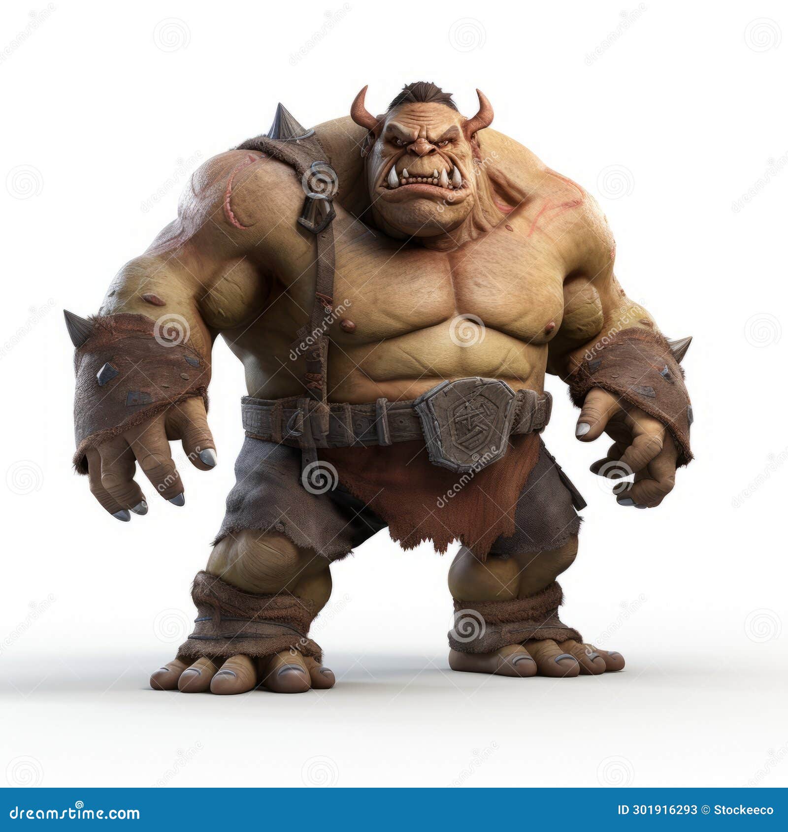 Muscular Troll Monster in Unreal Engine: Precise Detailing and ...