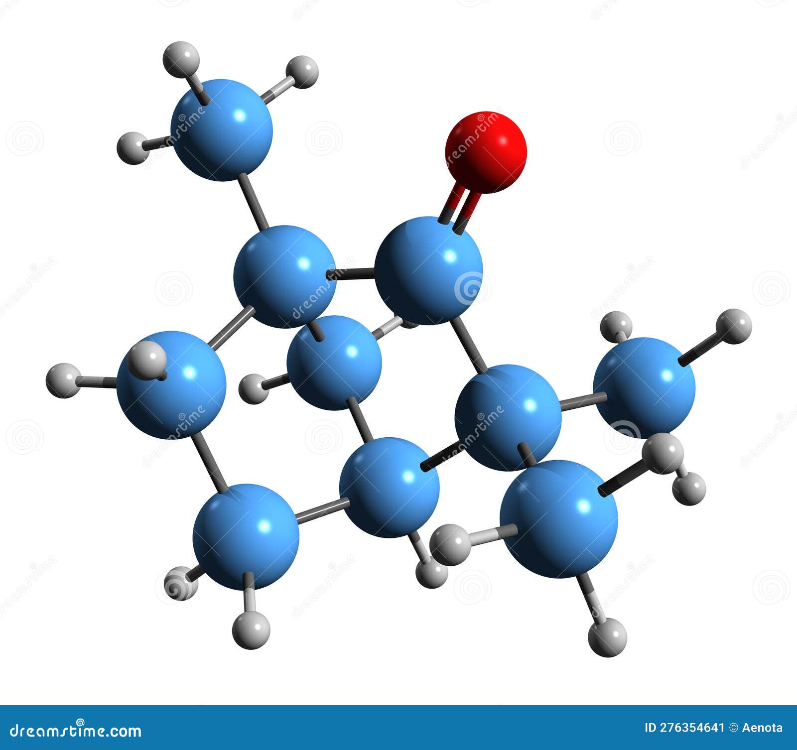 3D Image of Fenchone Skeletal Formula Stock Illustration - Illustration ...