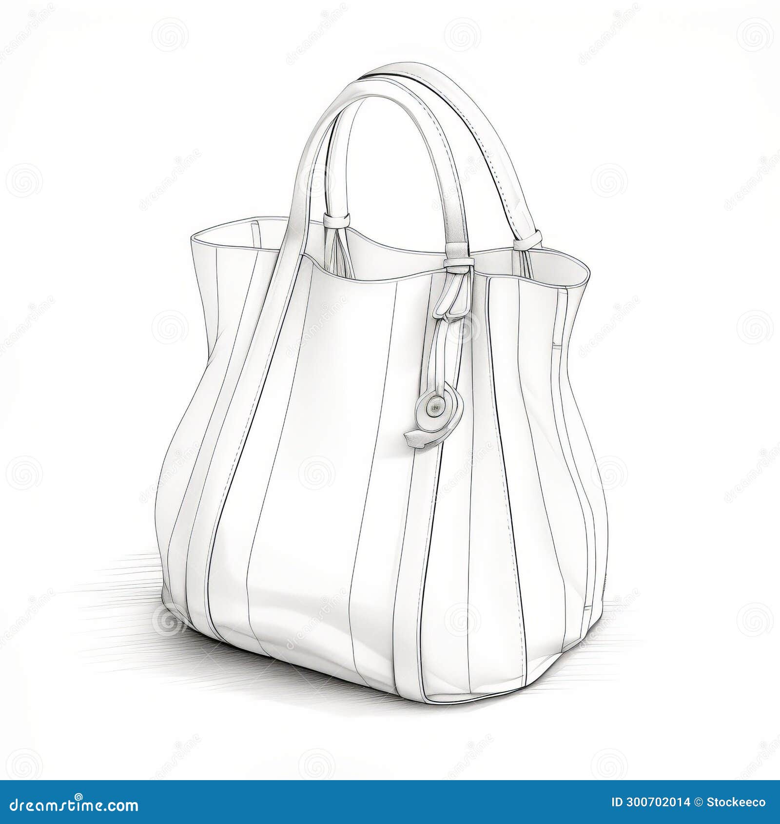 Realistic Handbag Pencil Preview No. 9 - Detailed Rendering with Soft ...