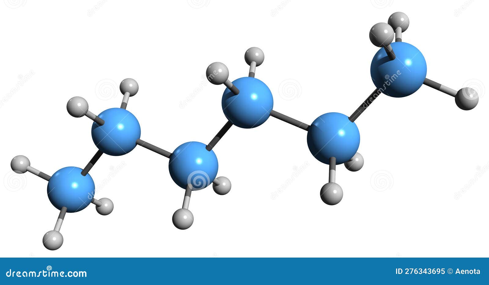 Hexane Molecule